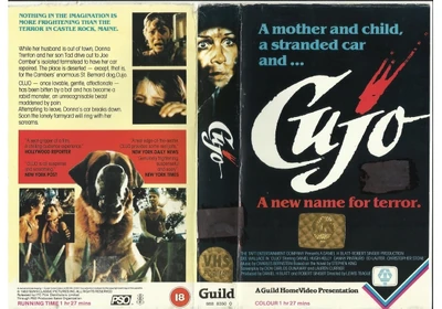 Opening to Cujo (1983) 1984 VHS (UK) (rental) | VHS Openings Wiki | Fandom
