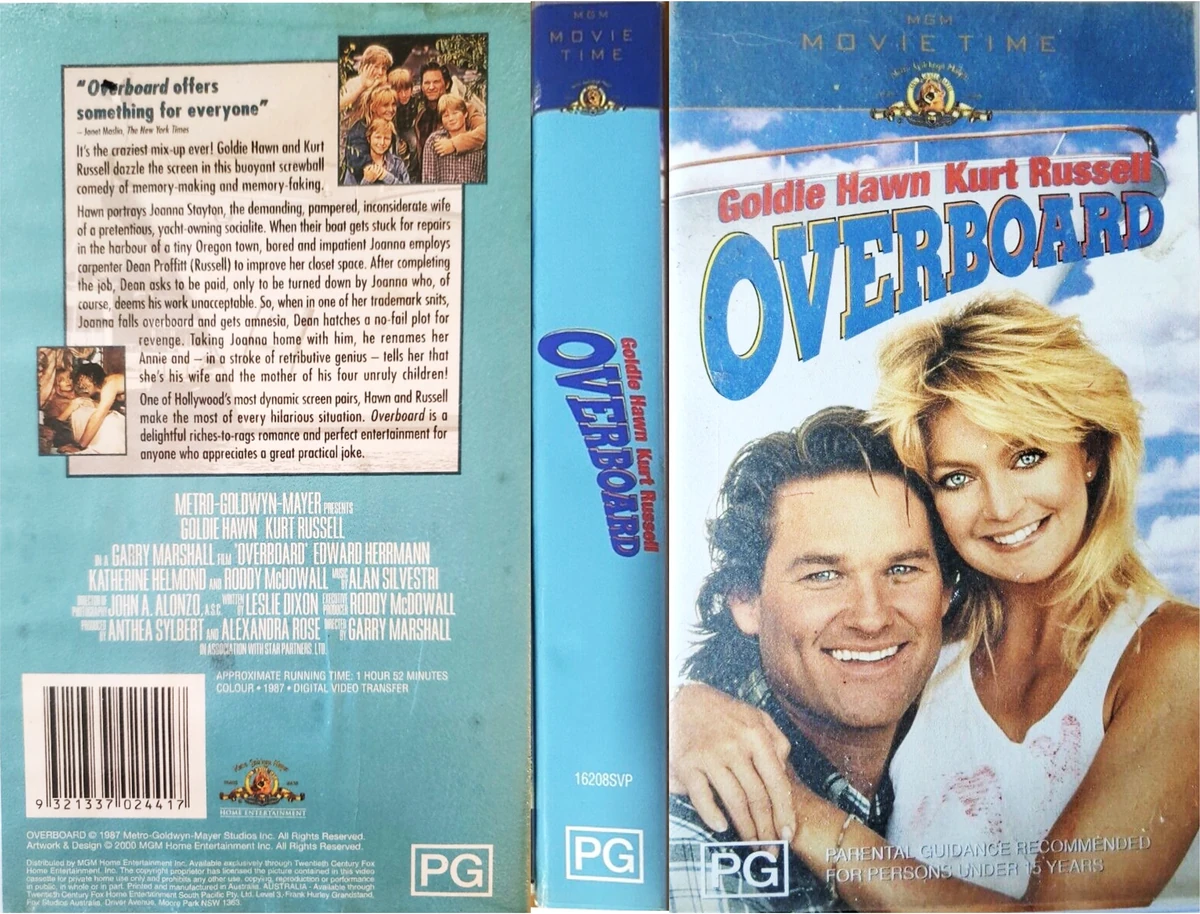 Opening and Closing to Overboard (1987) 2000 VHS (Australia) | VHS ...