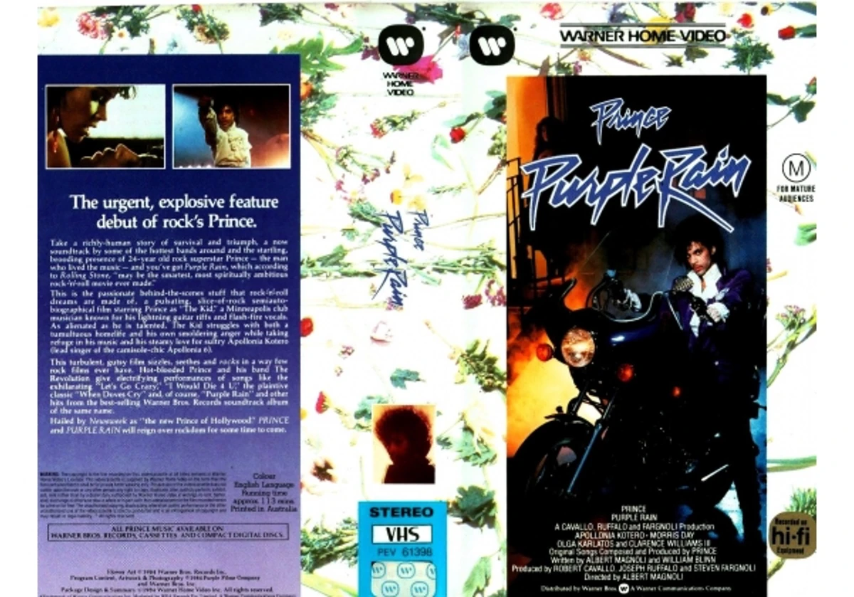 Opening and Closing to Purple Rain (1984) 1985 VHS (Australia) | VHS ...