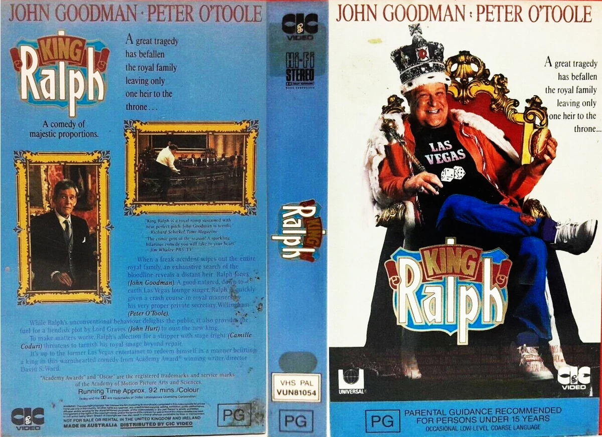 Opening and Closing to King Ralph (1991) 1992 VHS (Australia) | VHS ...