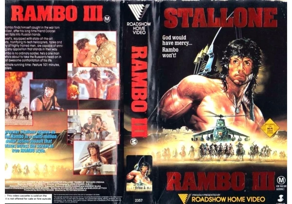 Opening and Closing to Rambo III (1988) 1988 VHS (Australia) | VHS ...