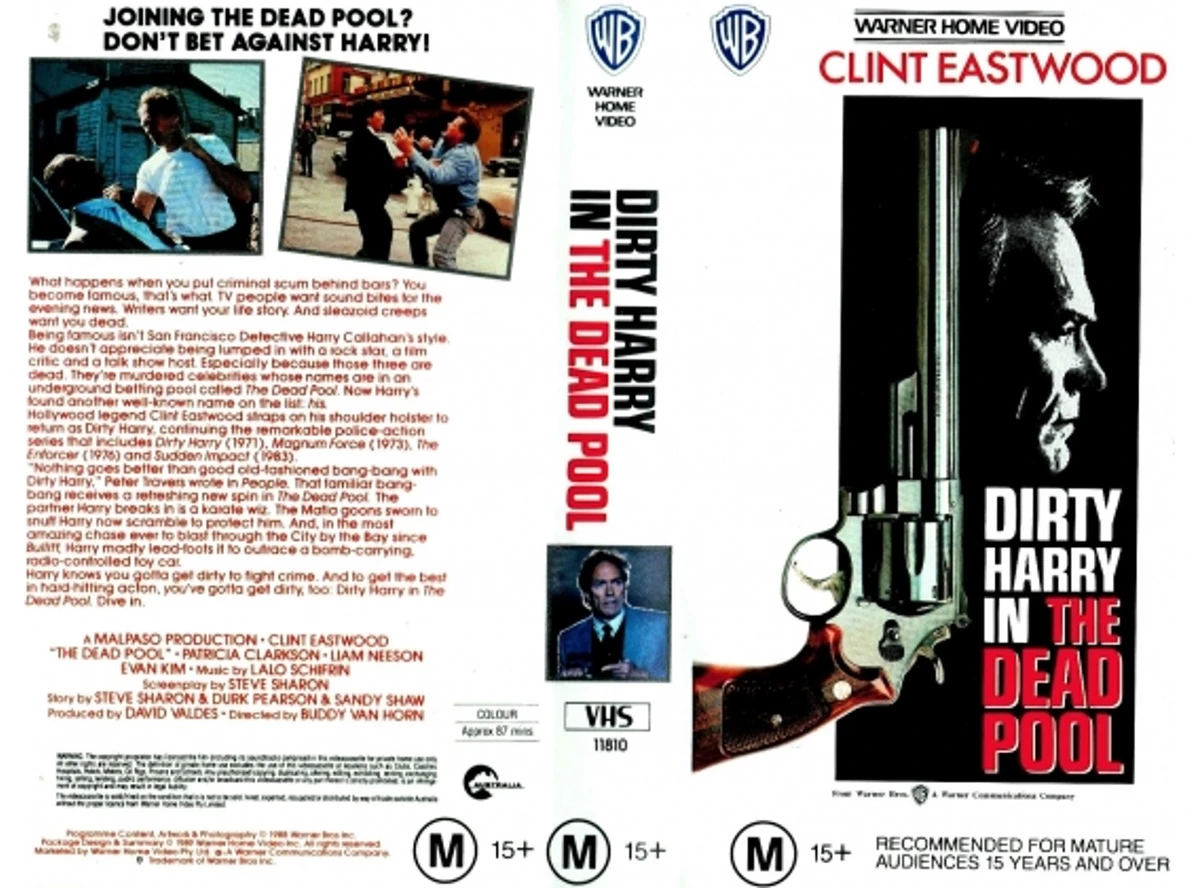 Opening and Closing to The Dead Pool (1988) 1989 VHS (Australia) | VHS ...