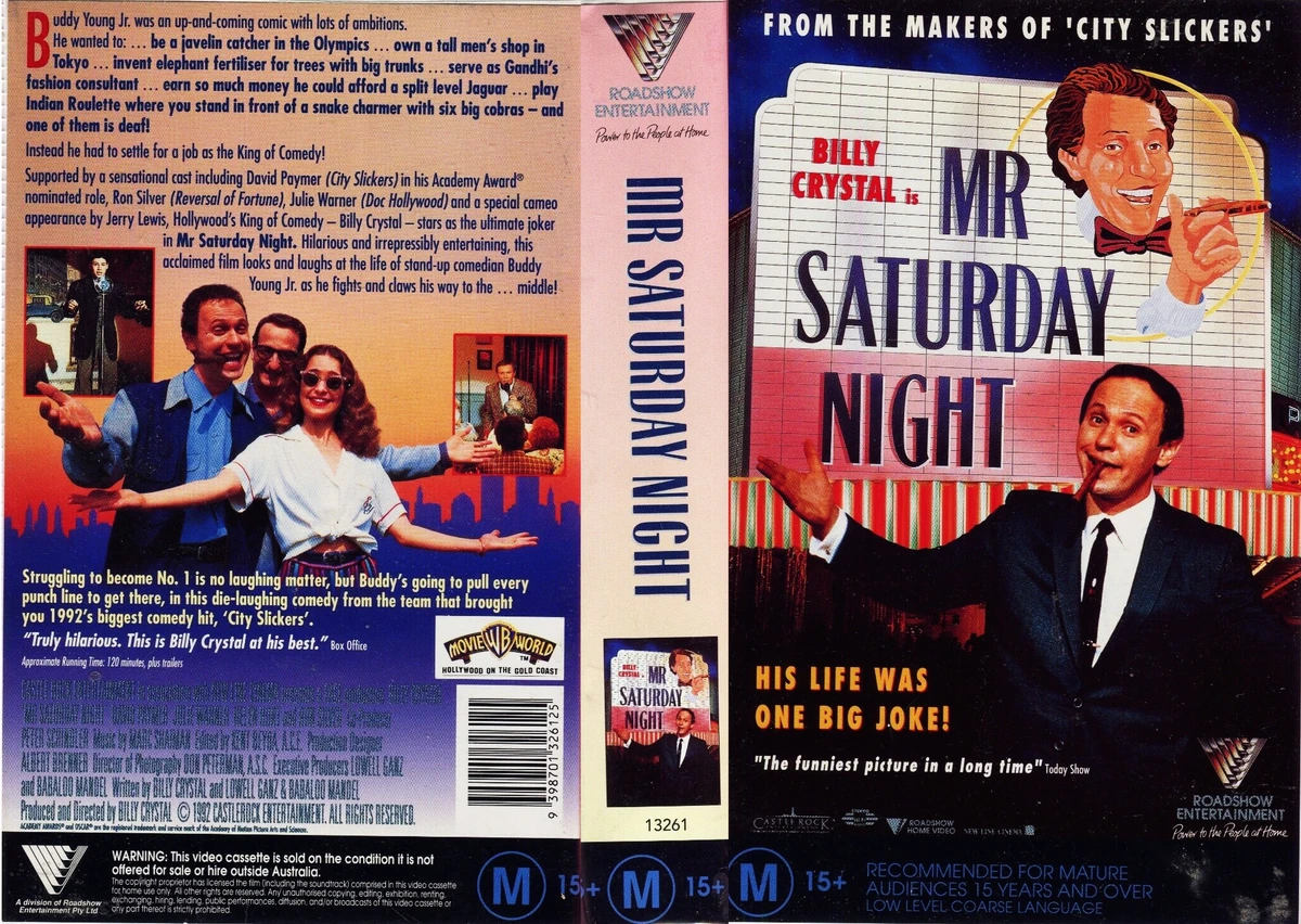 Opening and Closing to Mr. Saturday Night (1992) 1993 VHS (Australia ...
