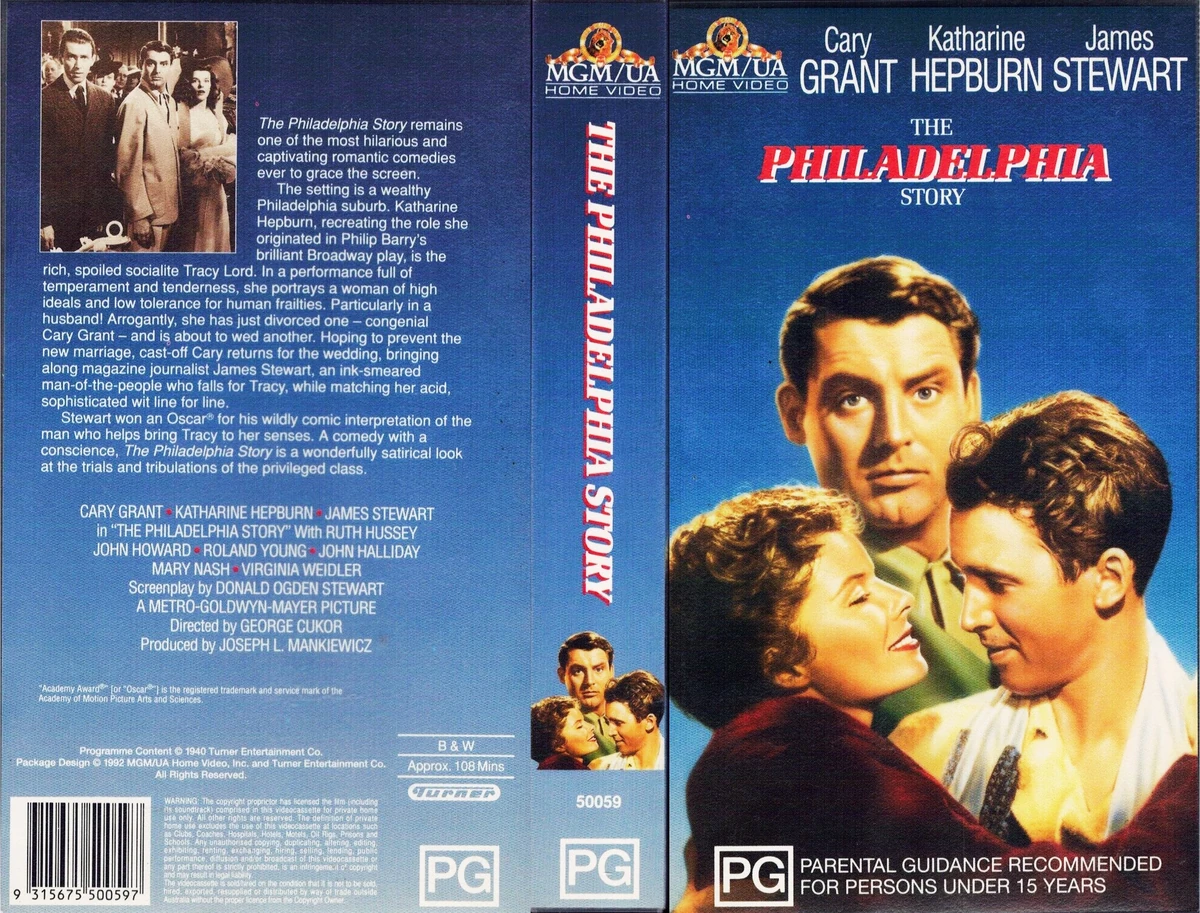Opening and Closing to The Philadelphia Story (1940) 1992 VHS ...