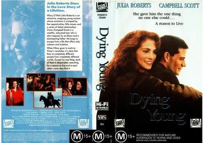 Opening and Closing to Dying Young (1991) 1992 VHS (Australia) | VHS ...
