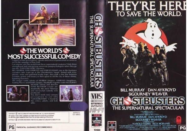 Opening and Closing to Ghostbusters (1984) 1985 VHS (Australia) | VHS ...