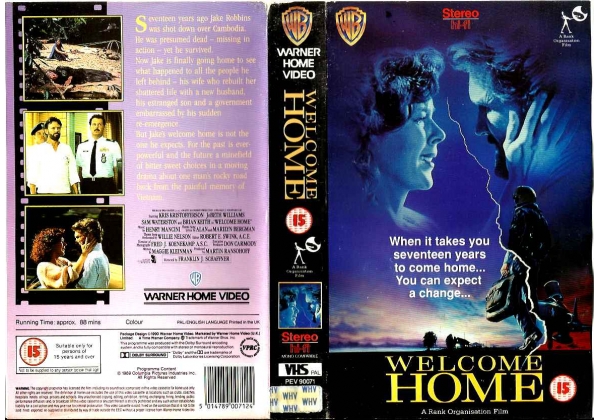 Opening & Closing to Welcome Home (1989) 1990 VHS (UK) (rental) | VHS ...