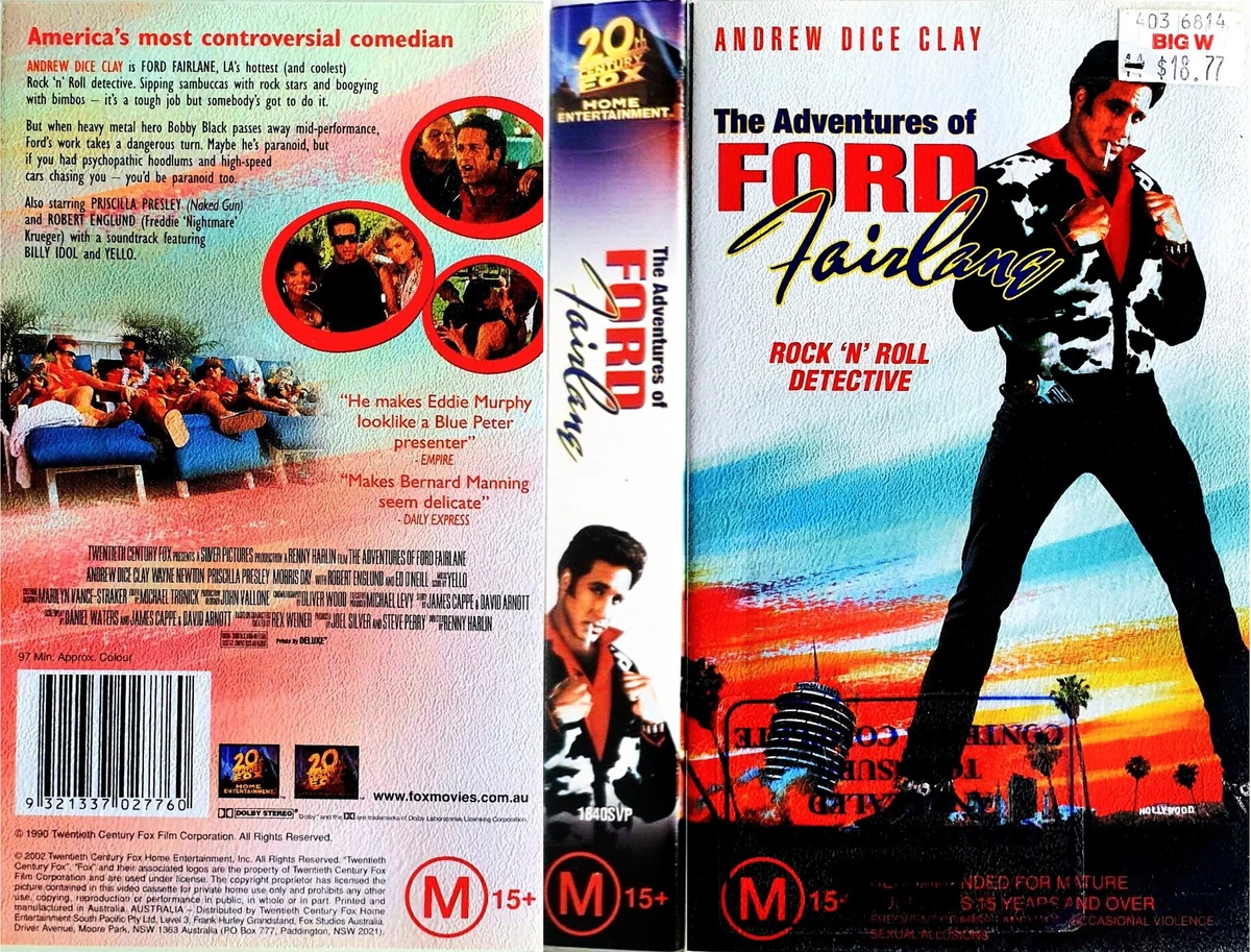 Opening and Closing to The Adventures of Ford Fairlane (1990) 2002 VHS ...