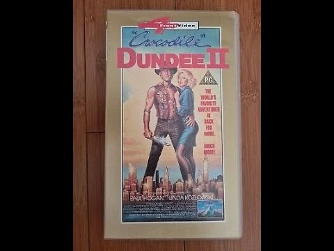 Opening & Closing to Crocodile Dundee II (1988) 1993 VHS (UK) | VHS ...