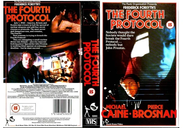 Opening to The Fourth Protocol (1987) 1987 VHS (UK) (rental) | VHS ...