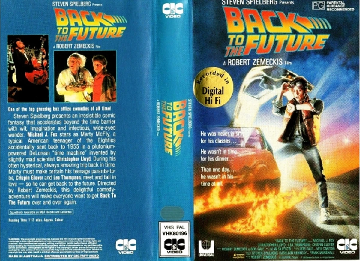 Opening and Closing to Back to the Future (1985) 1986 VHS (Australia ...