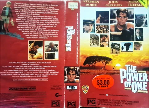 Opening and Closing to The Power of One (1992) 1993 VHS (Australia ...