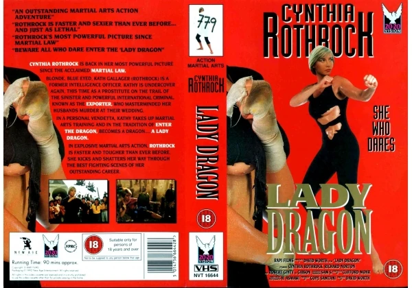 Opening to Lady Dragon (1992) 1992 VHS (UK) (rental) | VHS Openings Wiki | Fandom