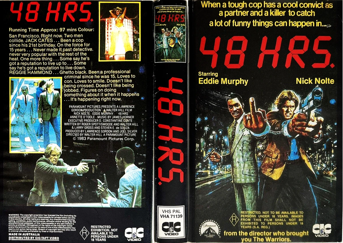 Opening and Closing to 48 Hrs. (1982) 1983 VHS (Australia) | VHS ...