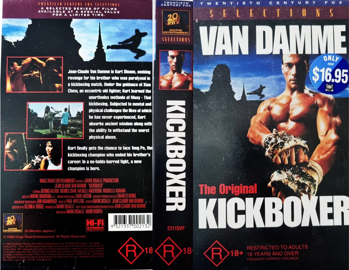 Opening and Closing to Kickboxer (1989) 1996 VHS (Australia) | VHS ...