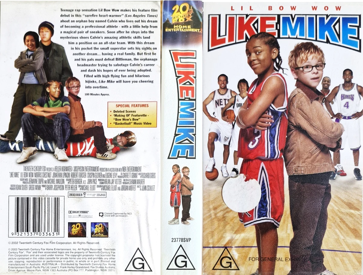 Opening and Closing to Like Mike (2002) 2003 VHS (Australia) | VHS ...