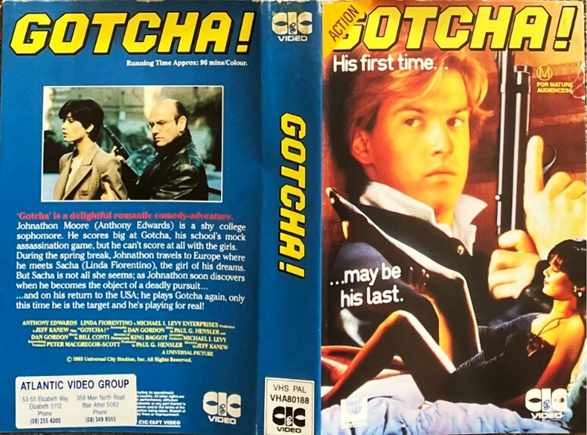 Opening and Closing to Gotcha! (1985) 1986 VHS (Australia) | VHS ...