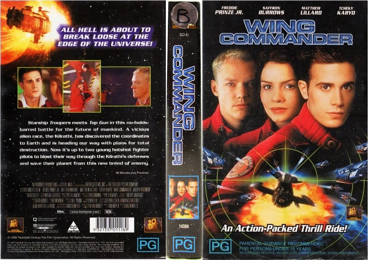 Opening and Closing to Wing Commander (1999) 1999 VHS (Australia) | VHS ...