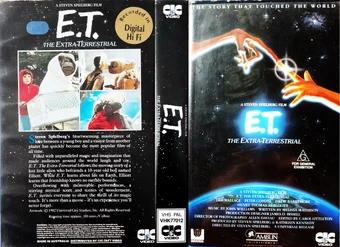 Opening and Closing to E.T. the Extra-Terrestrial (1982) 1988 VHS ...