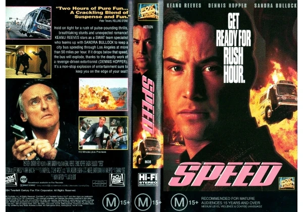 Speed 1994 Vhs