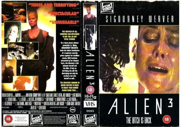 Opening to Alien 3 (1992) 1993 VHS (UK) | VHS Openings Wiki | Fandom