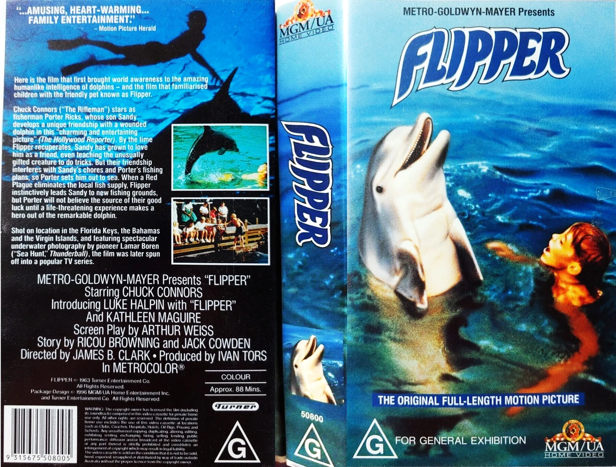Opening and Closing to Flipper (1963) 1996 VHS (Australia) | VHS ...