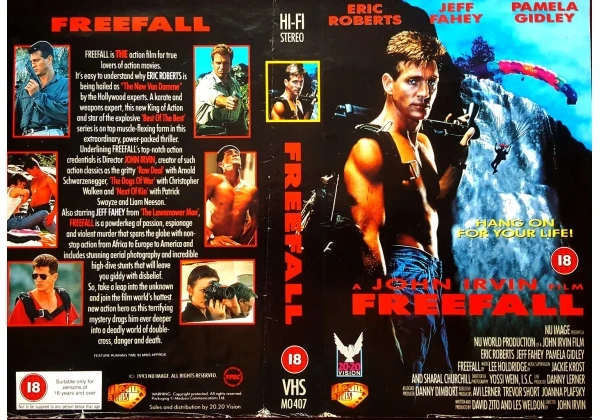 Opening to Freefall (1994) 1994 VHS (UK) (rental) | VHS Openings Wiki | Fandom