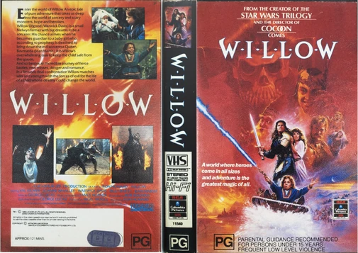 Opening and Closing to Willow (1988) 1989 VHS (Australia) | VHS ...