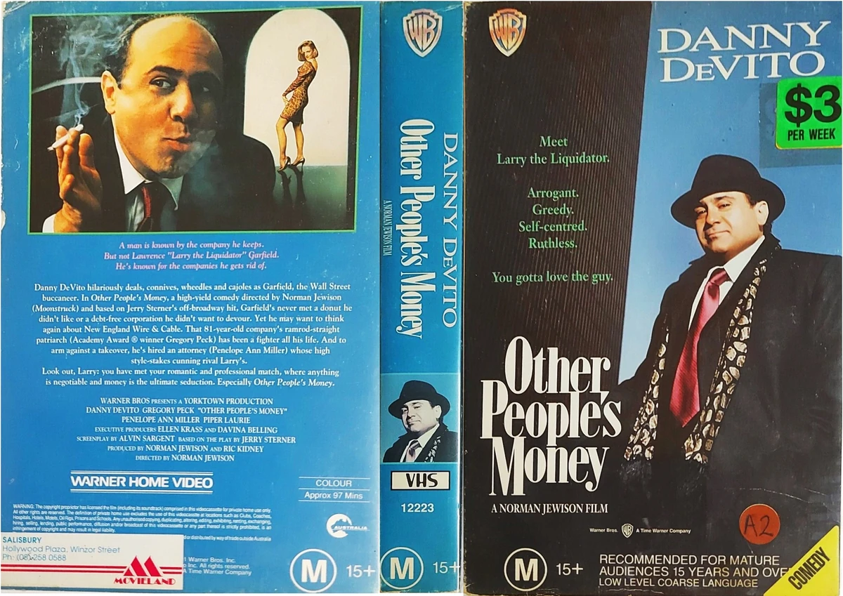 Opening and Closing to Other People's Money (1991) 1992 VHS (Australia ...
