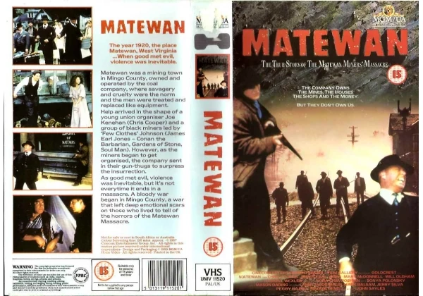 Opening to Matewan (1987) 1989 VHS (UK) (rental) | VHS Openings Wiki ...