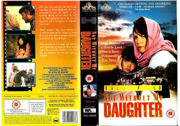 Opening to Not Without My Daughter (1991) 1991 VHS (UK) (rental) | VHS ...