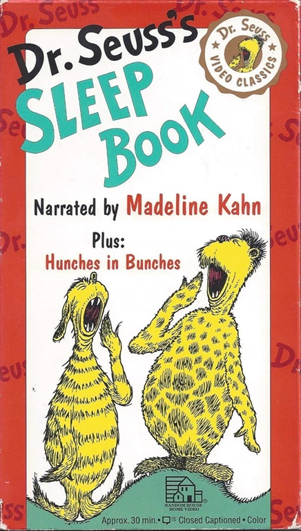 Dr. Seuss's Sleep Book Narrated by Madeline Kahn plus Hunches in ...