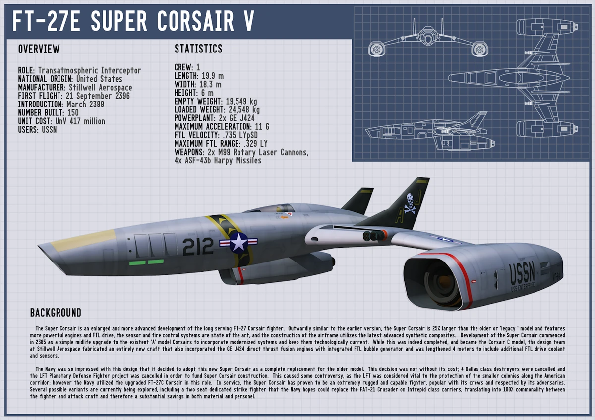 FT-27E Super Corsair V | Vir Inter Astrum Wiki | Fandom