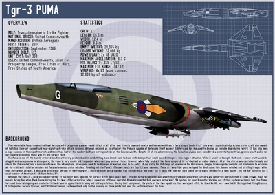 Tgr-3 Puma Strike Fighter | Vir Inter Astrum Wiki | Fandom