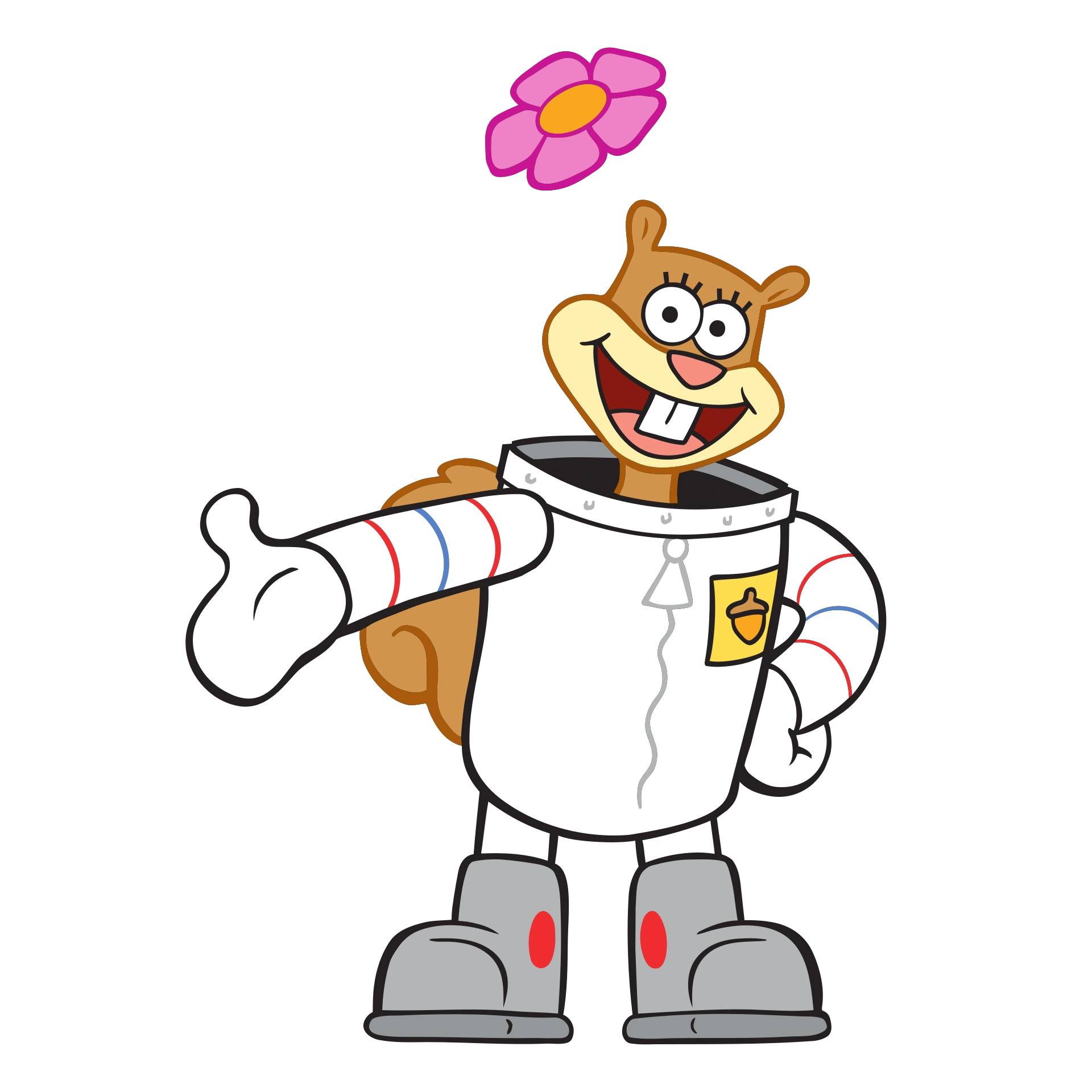Surprised Sandy Spongebob