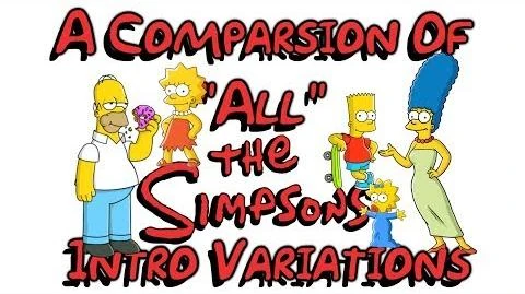 A Comparison of "All" The Simpsons intros | Victor Daniel Wiki | Fandom