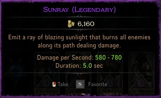 Sun Ray - Official Victor Vran Wiki