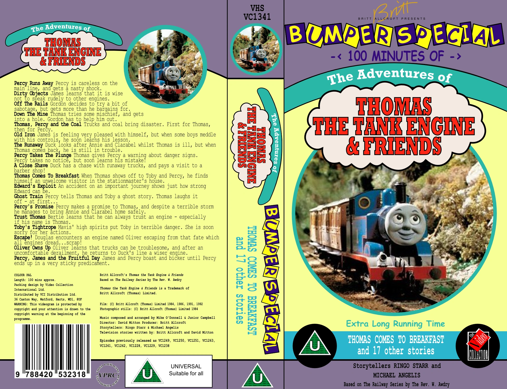 Thomas The Tank Engine And Friends Vhs Wikia