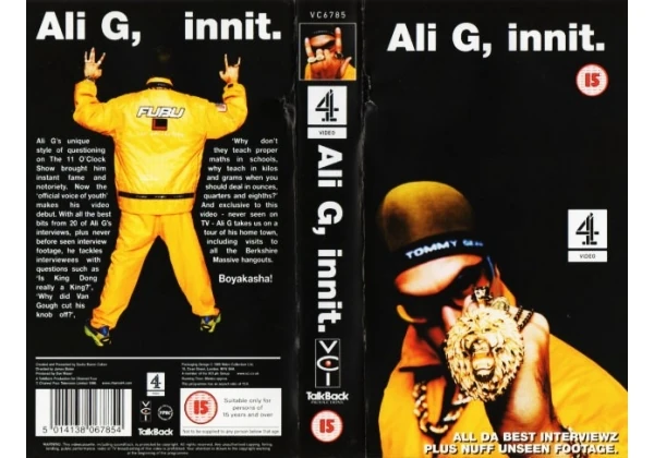 Ali G, Innit | Video Collection International Wikia | Fandom