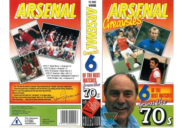 Arsenal - Greavsie's Six of the Best Matches from the 70's | Video ...