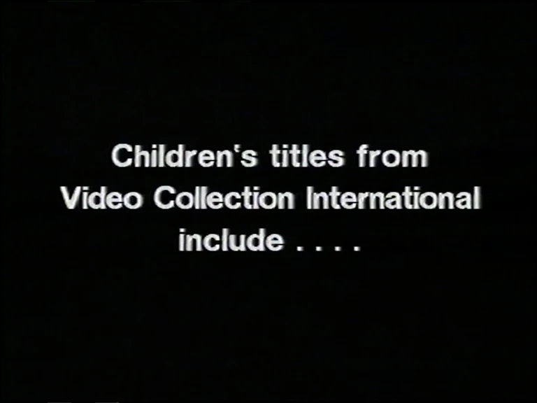 The Video Collection children's trailer from 1991 | Video Collection ...