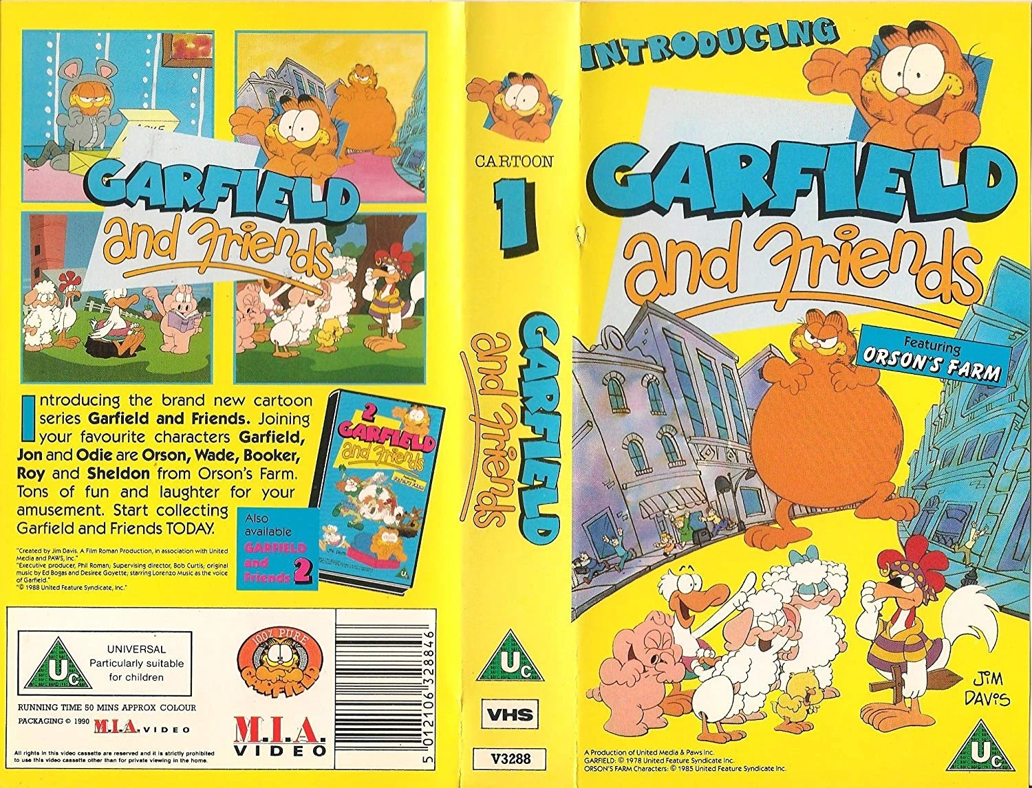 Garfield And Friends Vhs