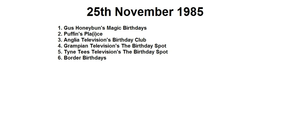 Radio Times: 23rd to 29th November 1985 | Video Collection ...