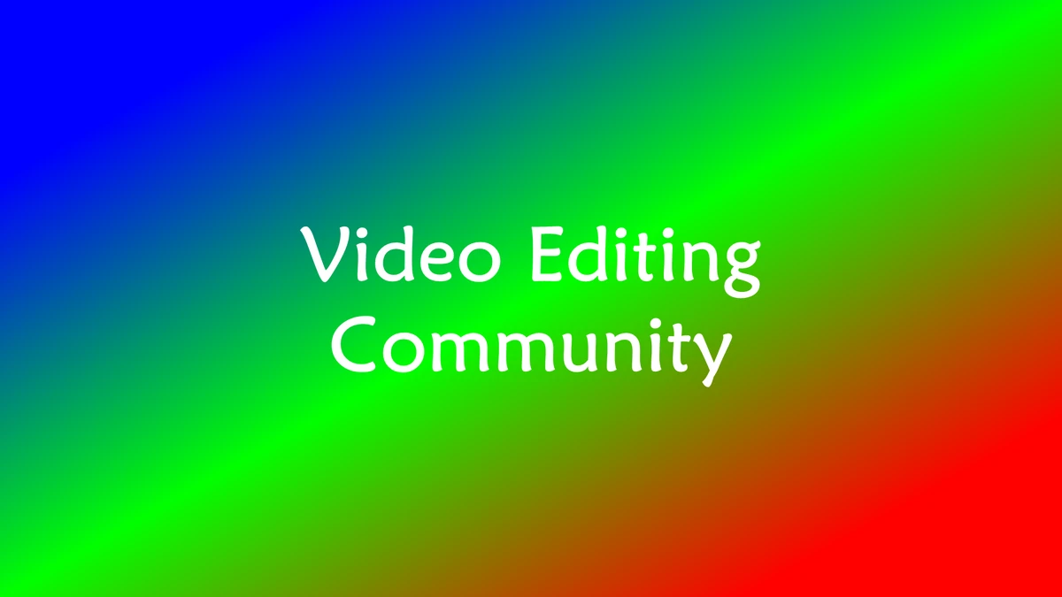 The Video-Editing Community | Video Editing Wiki | Fandom