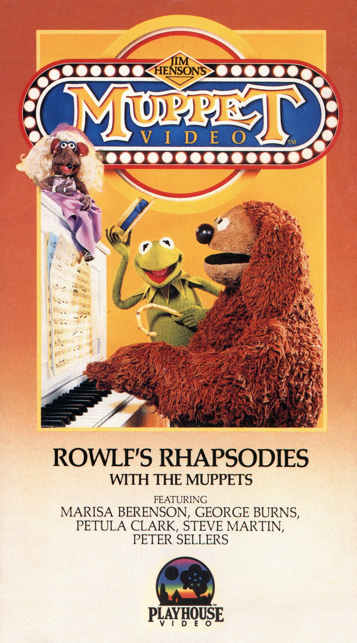 Rowlf's Rhapsodies with the Muppets (1985 VHS) | Video Format Database ...