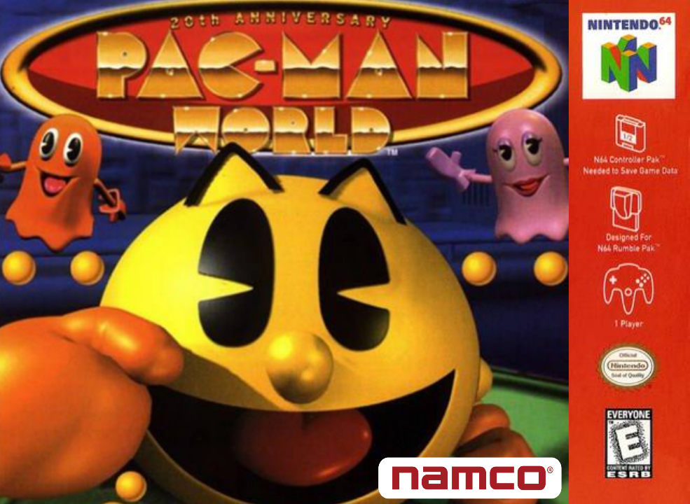 Pac man 20th anniversary ps1 store