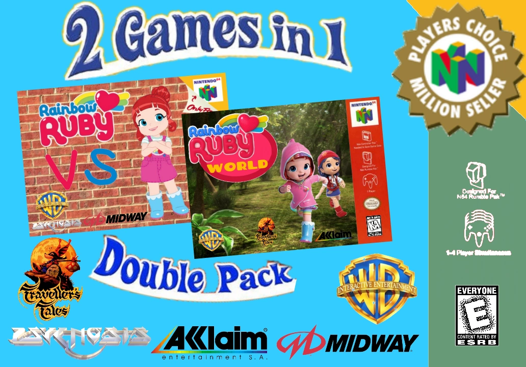 Rainbow Ruby VS Rainbow Ruby World (1997) | Video Game Time Wiki | Fandom