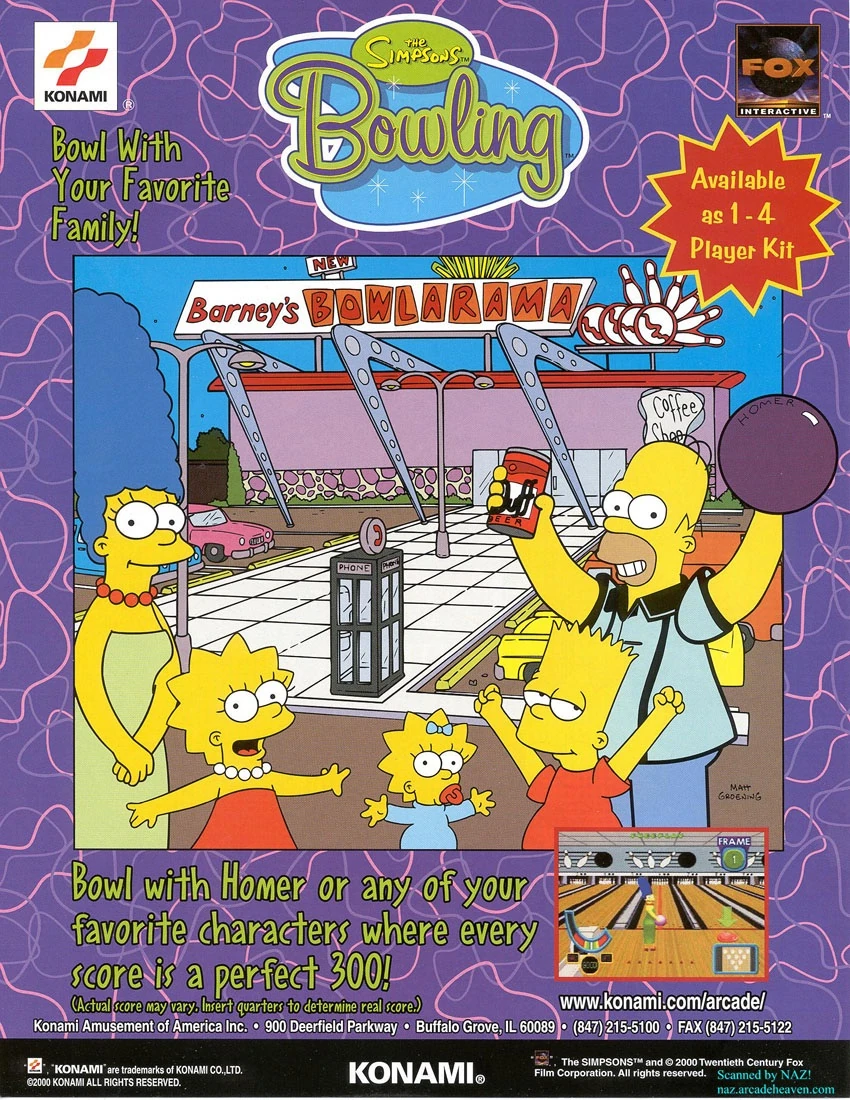 The Simpsons Bowling | Video Game Wiki | Fandom