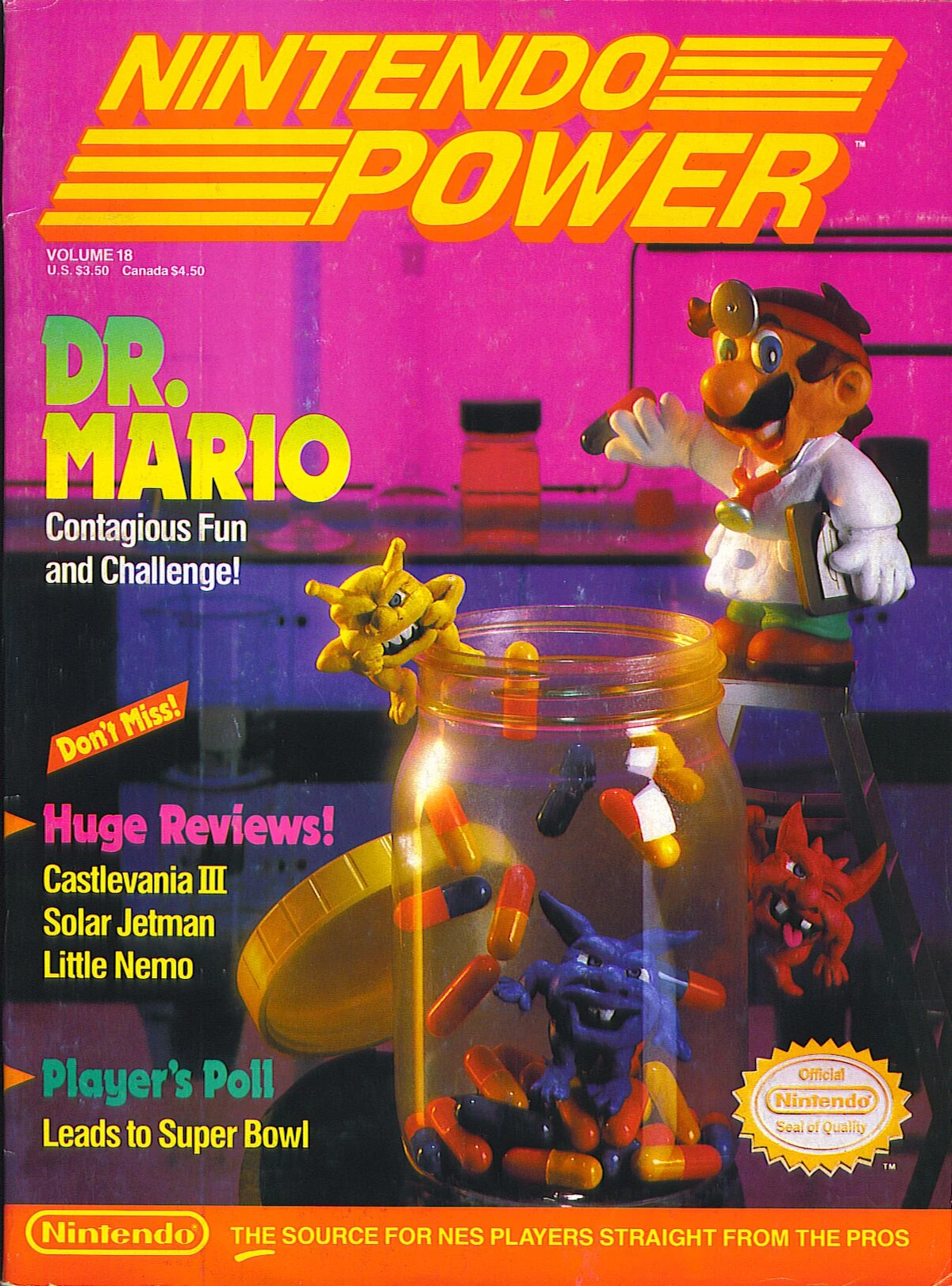 Nintendo Power 18: Dr. Mario | Video Game Wiki | Fandom