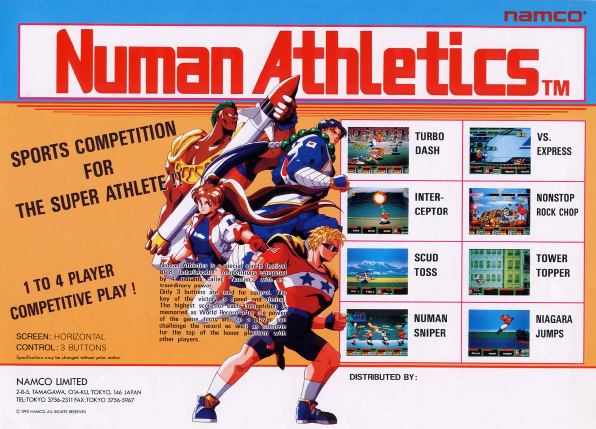 Numan Athletics | Video Game Wiki | Fandom